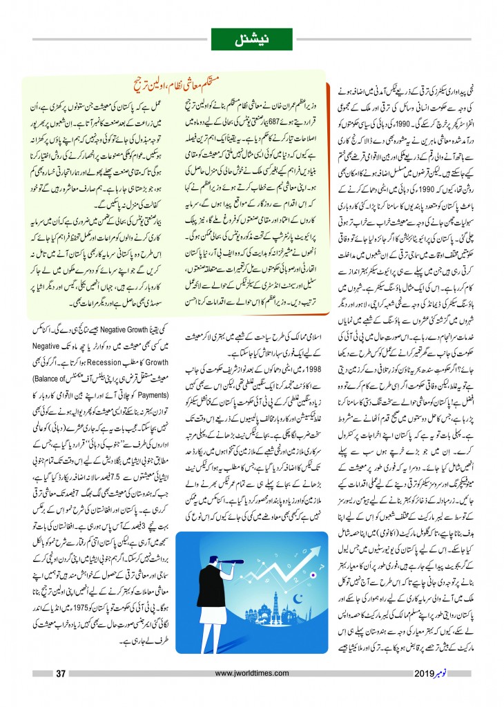 Jahangir’s World Times Urdu, November 2019 (37) – Jahangir's World Times