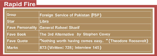 10 Questions with Kiran Akbar: 36th in Pakistan, CSS-2014 – Jahangir's ...