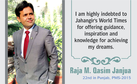 In Conversation with Raja M. Qasim Janjua, 22nd in Punjab, PMS-2015 ...