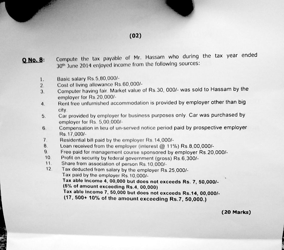 Commerce (Paper-II) PMS Past Paper 2017 – Jahangir's World Times